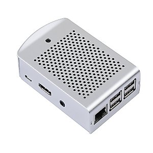 Raspberry Pi 3 Model B+ Aluminum Case Metal Shell Support Raspberry Pi 3 Model B B Plus (Silver)