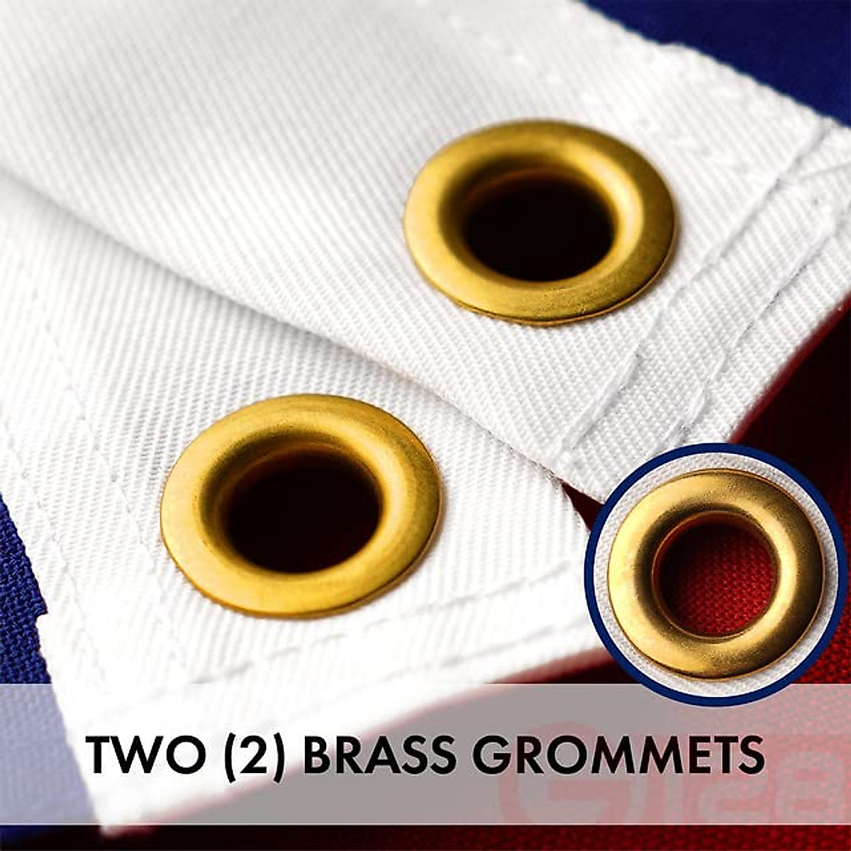 G128 Texas State Flag | 3x5 Ft | StormFlyer Series Embroidered 220GSM Spun Polyester | Embroidered Design, Indoor/Outdoor, Brass Grommets, Heavy Duty, All Weather