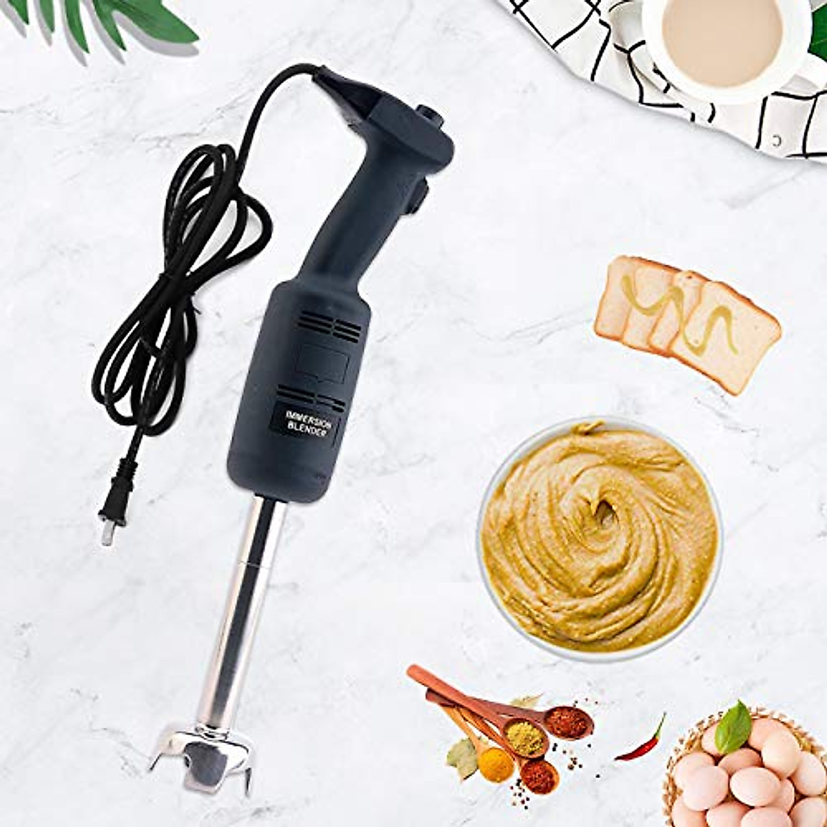 Zz Pro Commercial Electric Big Stix Immersion Blender Hand held variable speed Mixer 220 Watt power with 6-Inch Removable Shaft, 6-Gallon capacity(MW220S6)