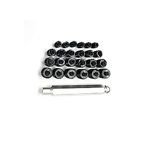 HHIP 3601-0511 25 Piece 1/4-20, 5/16-18, 3/8-16, 7/16-14 Transfer Screw Set (Pack of 1)