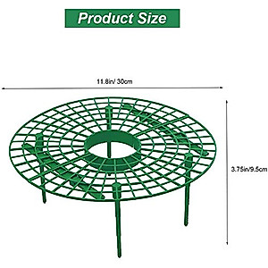 Medoore 5 Pack Strawberry Supports, Adjustable Strawberry Growing Racks Plant Climbing Rack Vine Pillar Garden Stand Balcony Vegetable Rack for Keeping Fruit Elevated to Avoid Ground Rot
