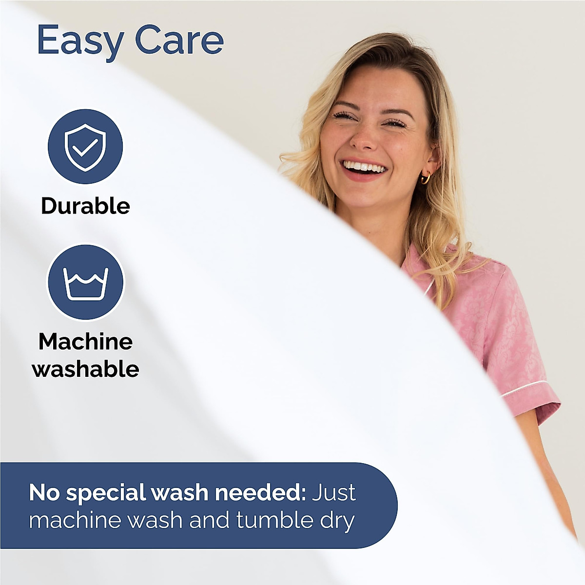 Full 6 Piece Sheet Set - Comfy, Breathable & Cooling - Hotel Luxury Bedding for Women, Men, Kids & Teens - 1 Flat & 1 Fitted Sheet & 4 Pillowcases w/ Deep Pockets - Ultra-Soft and Wrinkle Free - White