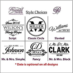 Premium Bamboo Cutting Board - Custom Engraved and Monogrammed - Personalized for Home - 18 X 12