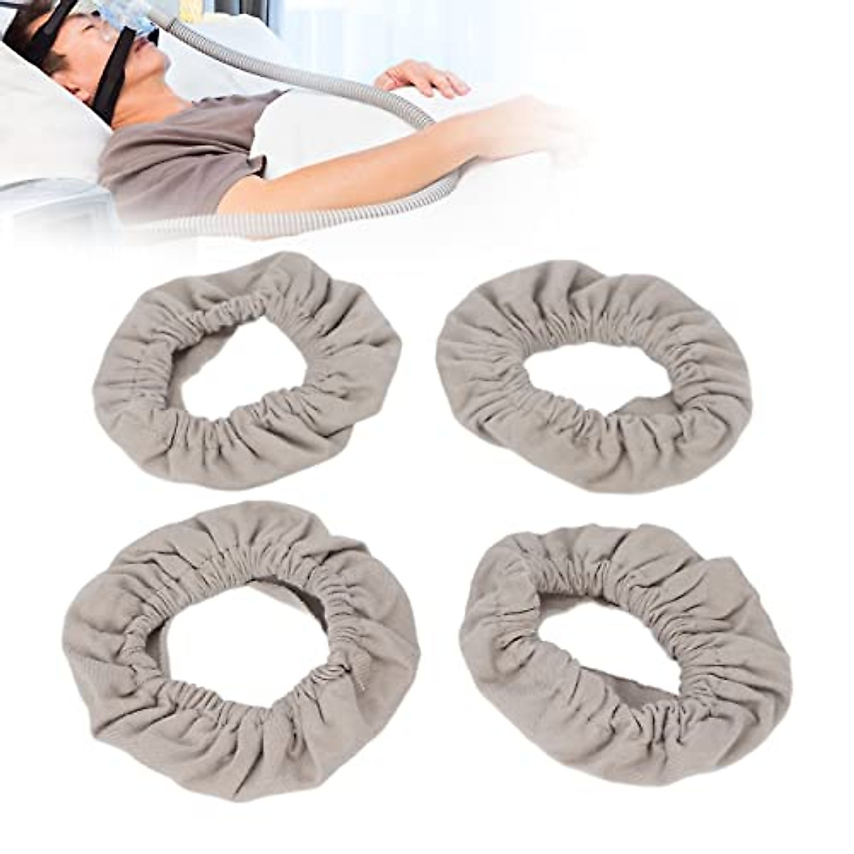 4pcs CPAP Mask Liner Universal Nasal Guard Liner Professional Face Guard Cloth Cover CPAP Accessory