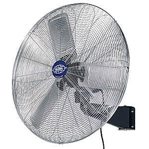 Global Industrial Deluxe Oscillating Wall Mount Fan, 30" Diameter, 1/2HP, 10,000CFM
