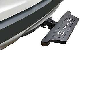 Kehosx Universal Hitch Step, Rear Bumper Protector, Towing Bumper Guard Black Hitch Steps for Most Cars SUV Trucks Pickups, Anti Slip and Rust Towing Receiver