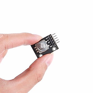 MELIFE 8pcs KY-040 Rotary Encoder Module Brick Sensor Development Board with Knob Cap DIY Kit for KY-040
