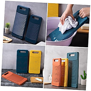 FONDOTIN 3pcs mini washboard Household Washing Board wash board small washboard for hand washing clothes small washing boards washing washboard plastic color contrast child coat board pp