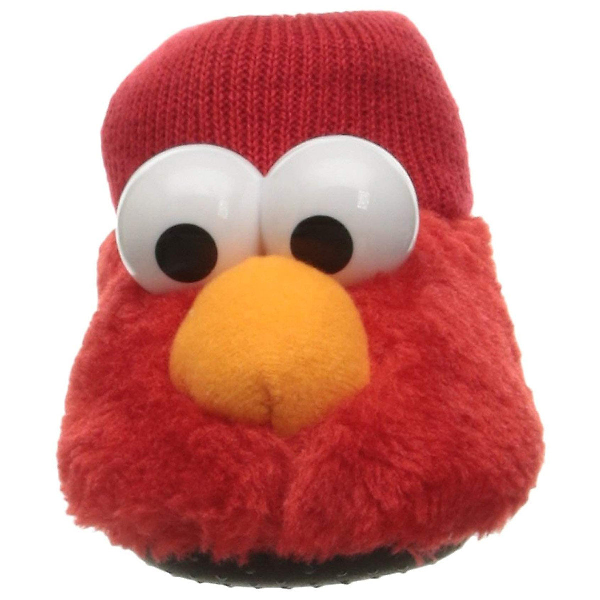 Sesame Street Kids Cookie Monster Puppet Slipper, Red, US 3-4 Unisex Toddler