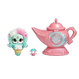 Magic Mixies Magic Genie Lamp with Interactive 8" Plush Toy and 60+ Sounds and Reactions. Reveal a Genie Mixie from The Real Misting Lamp. Gifts for Kids, Ages 5+ - Amazon Exclusive