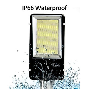 ZXXHNNAIH 800W Solar Street Lights Outdoor, High Brightness Dusk to Dawn LED Lamp with Remote Control, IP66 Waterproof for Parking Lot, Yard, Garden, Patio, Plaza