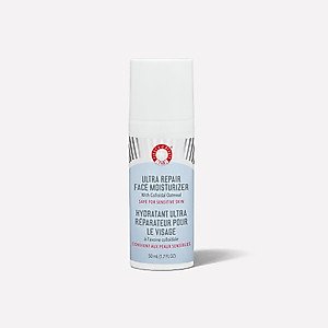 First Aid Beauty - Ultra Repair Face Moisturizer, Soothing Face Colloidal Oatmeal, Everyday Lightweight Non-Comedogenic Formula Helps Soften Skin with Ceramides and Shea Butter, 1.7 oz
