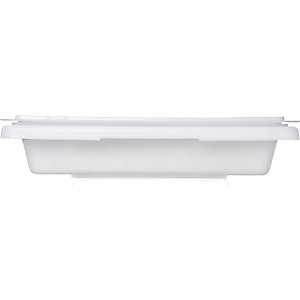 CFS 1063002 Polyethylene Food Box Storage Container, White, 1 Count