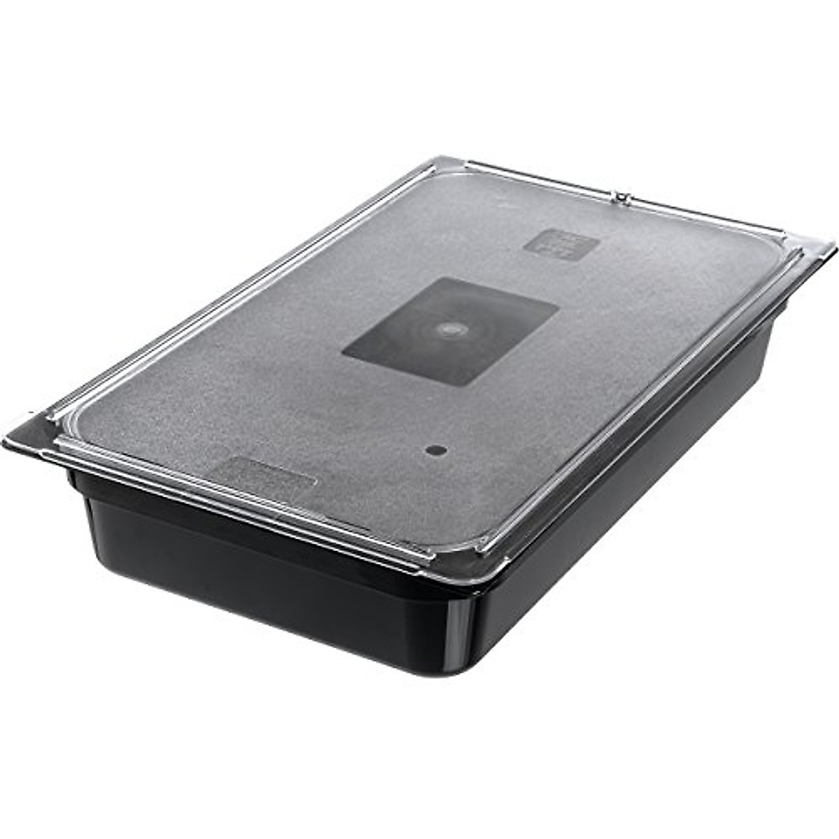 Carlisle FoodService Products 10201B03 Polycarbonate Full-Size Food Pan, 4", Black (Case of 6)