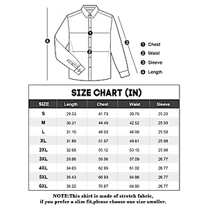 Alimens & Gentle Men's Bright Green Slim Fit Dress Shirts Solid Muscle Fit Wrinkle-Free Casual Button Down Shirt