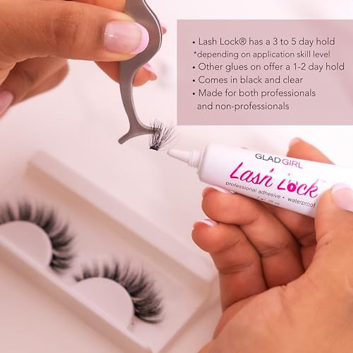 GladGirl Strip & Flare Lash Glue - Clear
