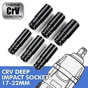 20V 370 Ft-lbs Brushless 1/2 Inch Impact Wrench Kit with 6 Sockets, 2Ah Battery, Charger, Bag