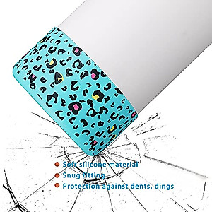 WK IEASON Protective Silicone Sleeve Boot for 20-40oz Stanley Tumbler and Compatible with 12oz 21oz 24oz Hydro Flask Wide Mouth Water Bottle,Simple Modern,Yeti and Other Brand Water Bottle(Cactus Fog)