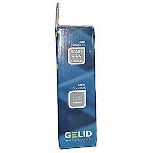 Gelid Solutions PCI Slot Fan Holder|2 x Slim 120mm UV Blue Fan|High Airflow with Quiet Operation|SL-PCI-02|Blue