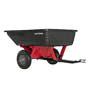 Craftsman CMXGZBF7124489 10-cu ft Poly Dump Cart, One Size, Red