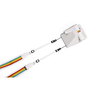 Polaroid Camera Strap Flat – Rainbow Stripe