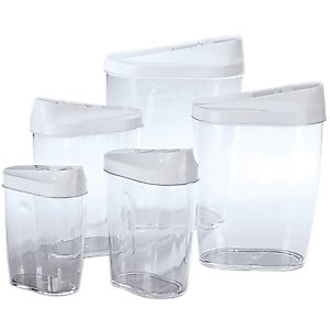Fox Valley Traders Store and Pour Storage Containers 5 Piece Set