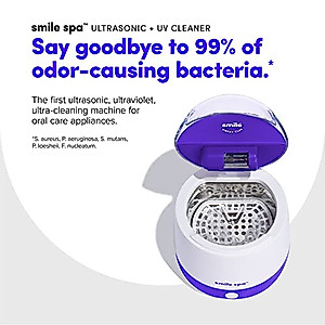 SmileDirectClub Smile Spa Ultrasonic and UV Cleaning Machine for Aligners, Retainers, Toothbrush Heads, and More