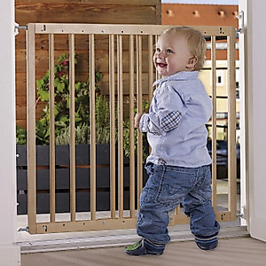 BabyDan Multidan Extending Safety Gate 23.9" - 40.1", Beechwood