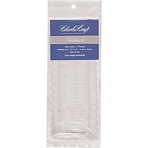 DMC BO0780-6750 Cotton Bookmark Edged Lace, White