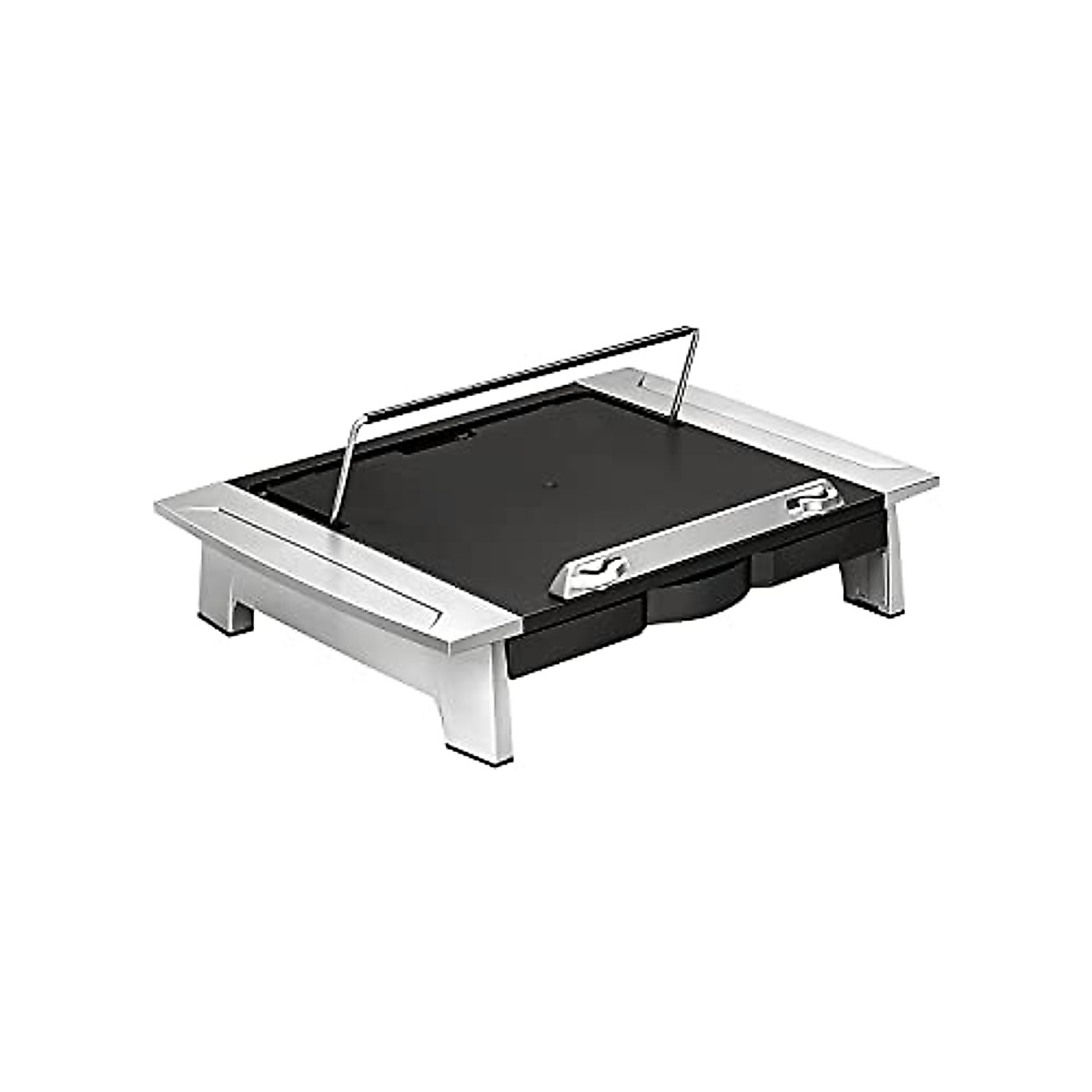 Fellowes 8036601 Monitor Riser,W/Copy Holder,19-7/8-Inch X14-1/16-Inch X4-6-1/2-Inch,Black