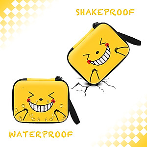 Minahao Cards Case Compatible With PM Trading Cards/Yugioh/ MTG Cards and all Card Games, Card Game Case Holds Up to 500 Cards. (Yellow)