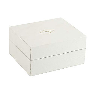 Fossil Men's Townsman Automatic Stainless Steel and Leather Three-Hand Skeleton Watch, Color: Black, Cognac (Model: ME3098)