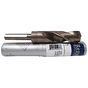 53/64" Cobalt Steel Silver & Deming -1/2" Reduced Shank with 3 Flats - Drill