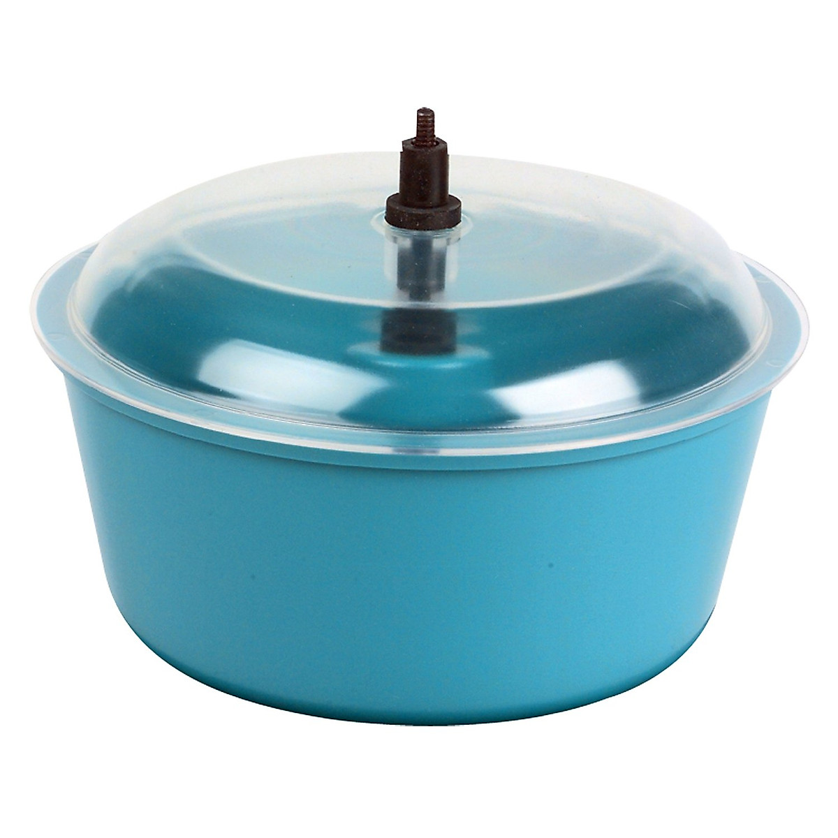 Raytech 23-005 Polyethylene Bowl with Lid, 0.05 Cubic feet Capacity, 8" Diameter, for TV-5 Standard Vibratory Tumbler