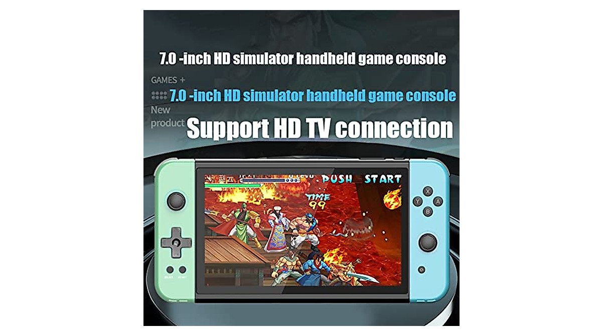 LIMKOO X70 Handheld Game Console - 8000 Games