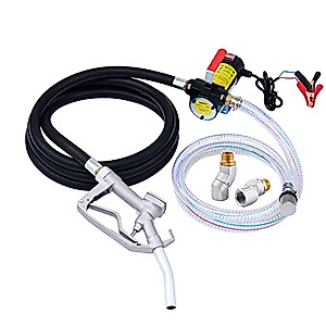 Orion Motor Tech Diesel Transfer Pump with 2pcs 1" NPT Fuel Transfer Swivels