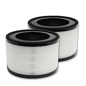 PUREBURG MAF-02 Replacement Filter Compatible with Miko IBUKI M Air Purifier,2-Pack H13 True HEPA 3-Stage Filtration Activated carbon Air Clean Dust VOCs Odor PM2.5 Smoke