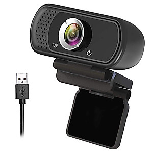 ZIQIAN HD Webcam 1080P Webcam,Live Streaming Web Camera with Stereo Microphone, Desktop or Laptop USB Webcam with 100 Degree View Angle for Conferencing, Streaming, Gaming.Video Calling (N5 Webcam)
