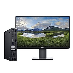 Dell OptiPlex 5060 Micro Intel Core i5-8500T 2.1GHz, 32GB RAM, 512GB SSD, Windows 11 Pro 64bit 24" LCD (Renewed)