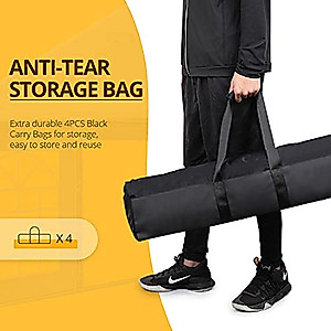 PEAKTOP OUTDOOR 16'X32' Party Tent Heavy Duty Wedding Party Tent Outdoor Patio Tent Outdoor Gazebo Event Shelter Canopy with Carry Bags