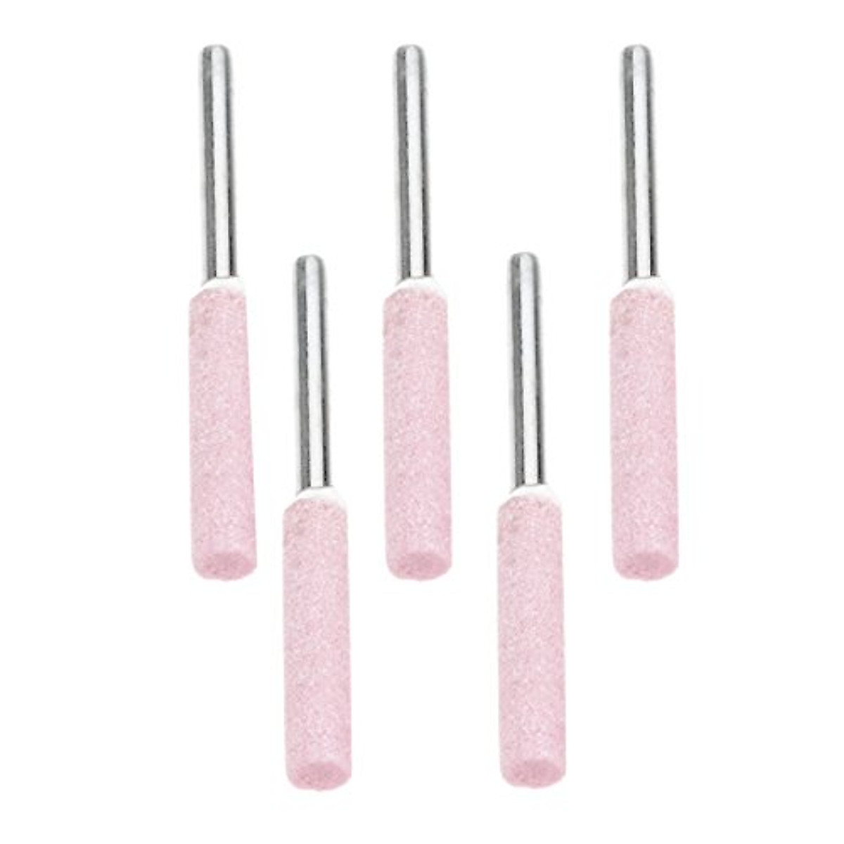 Hicello 5PCS Burr Grinding Stone File, 3/16" Chainsaw Sharpener, Polishing Grinding Tool for Chain Saw Stone Jewelry Wood