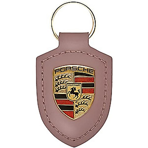 Porsche Genuine Crest Keyfob in Frozen Berry
