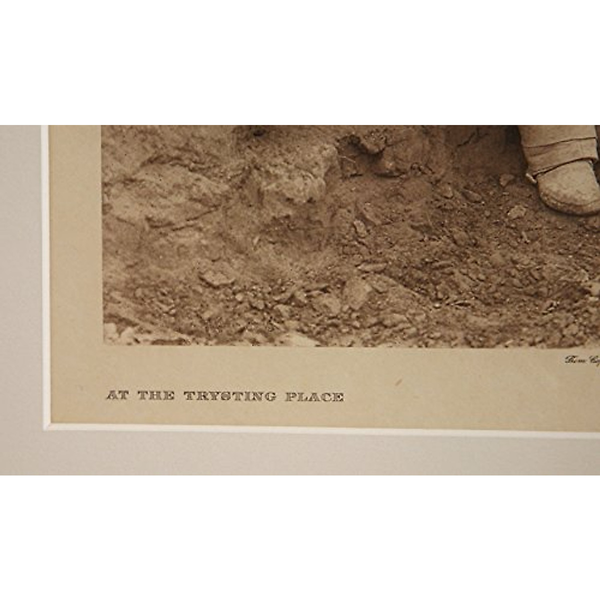 At the Trysting Place by Edward Curtis, Original Photogravure, 17.75x13