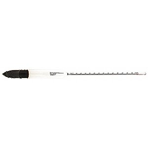 Vee Gee 6602-7 Specific Gravity Hydrometer, 1.000 to 1.070 Specific Gravity Range, 0.0005 Subdivision, 330 mm Length, 60 Degree F Standard Temperature