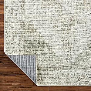 Livabliss x Becki Owens Luca Medallion Area Rug, 5'3" x 7', Olive