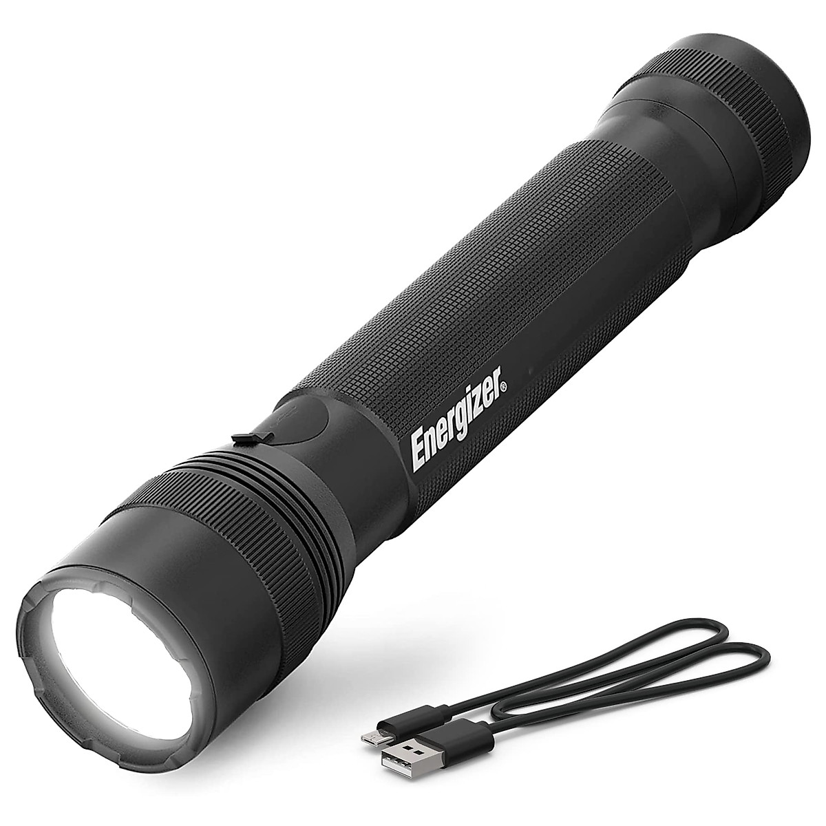 Energizer 1000 Lumen Rechargeable LED Flashlight Bundle with 2000 Lumen Rechargeable LED Flashlight, 2 Pack