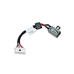 GinTai AC DC Power Jack with Cable Socket Plug Connector Port for Dell XPS 15 7590 P56F003