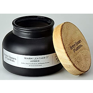 BetterHomes&Gardens Better Homes and Gardens 18oz Scented Candle, Warm Leathered Amber 2-Pack, 18oz (501g) x 2 [excluding glass jar weight] (81973)