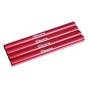 Yosoo Health Gear Tent Pole Repair Tube, Tent Pole Repair Splint, 4pcs Aluminium Alloy Tent Pole Splint Replacement for Diameter 7.9-8.5mm Pole, Camping Accessories