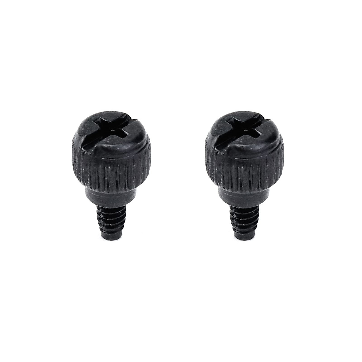 Mewutal 20 x Computer Case Thumb Screws, (6-32 Thread) PC Computer Case Fastener Thumb Screws, Black